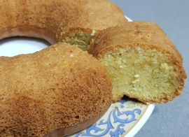 Bizcocho borracho de naranja