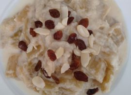 Cardo en salsa de almendras realfooder