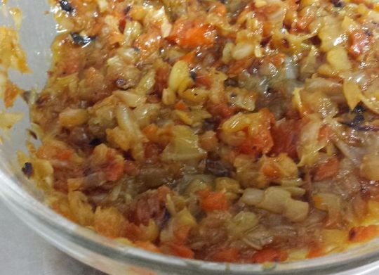 Col salteada con salsa de soja