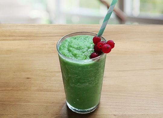 Matcha latte frappé