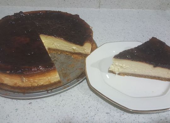 Tarta de queso Philadelphia al horno facil