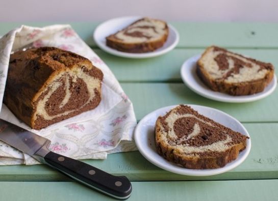 Cake marmolado de chocolate y almendras