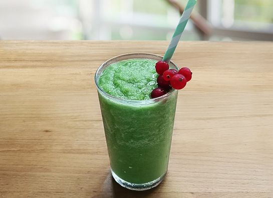 Matcha latte frappé