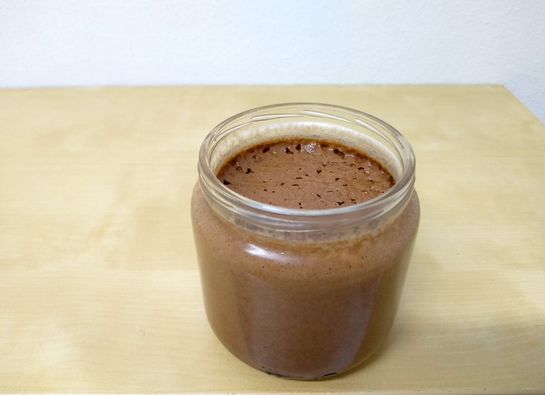 Mi mousse de chocolate con leche